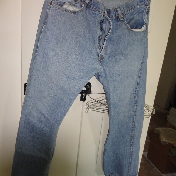 Levi's | Jeans | 5 Button Fly Levis Jeans Relaxed Fit Size 38w X 32l ...